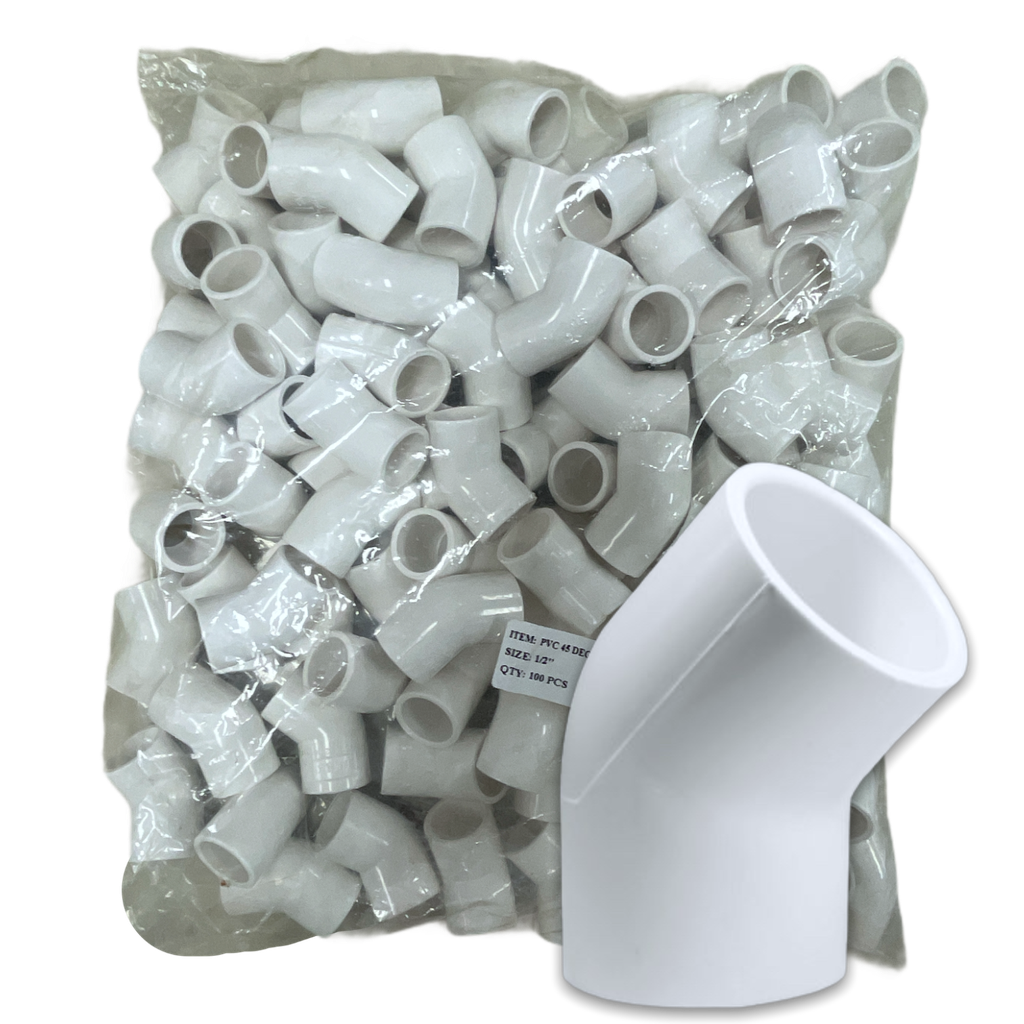 Codo PVC 1/2" X 45 | miFerre PTY